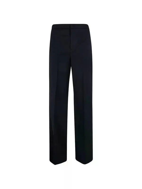 TWINSET Pressed-crease Tailored Trousers - Black