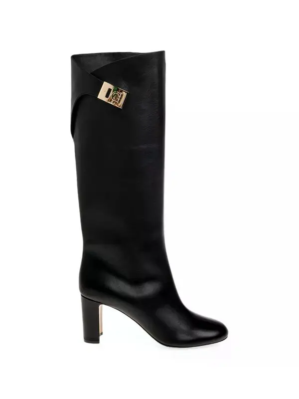 FERRAGAMO Elli Heeled Boots - Black