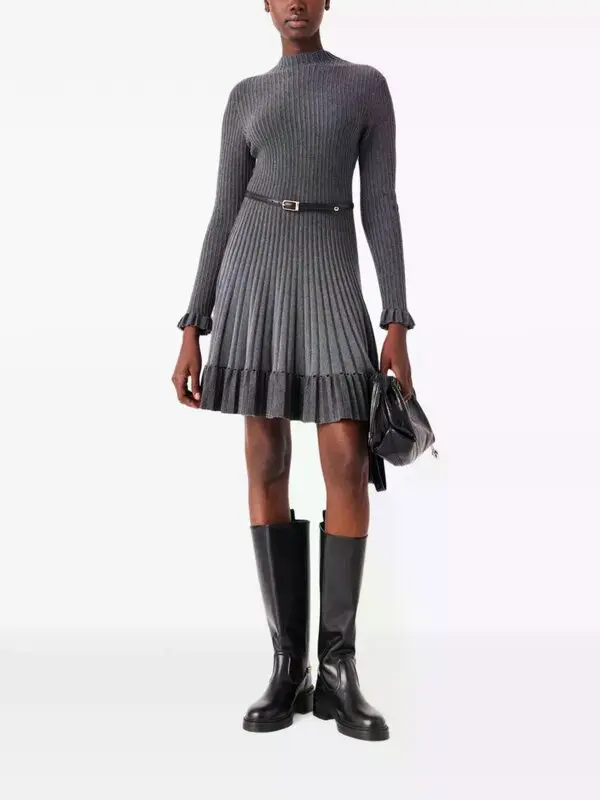 Maje Short Gradient Knit Dress