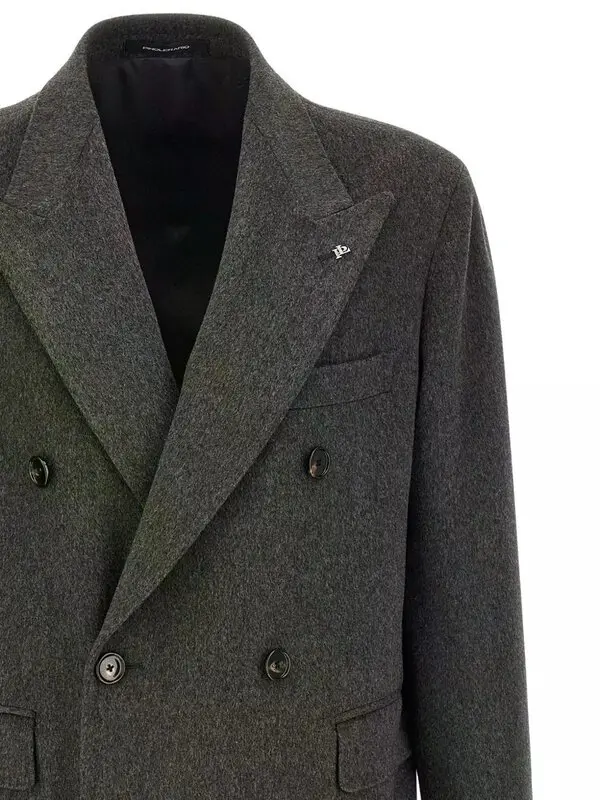 Tagliatore Double-breasted Virgin Wool Coat