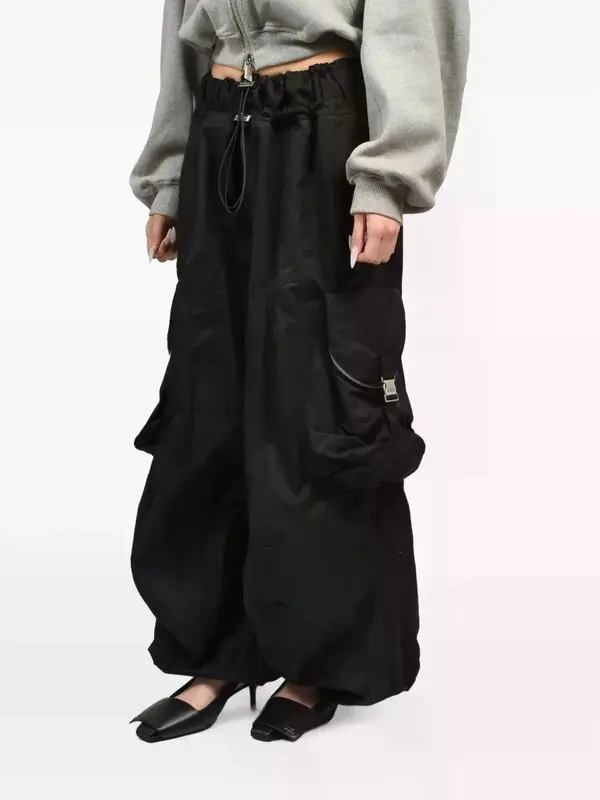 Attico Wide Leg Cargo Trousers
