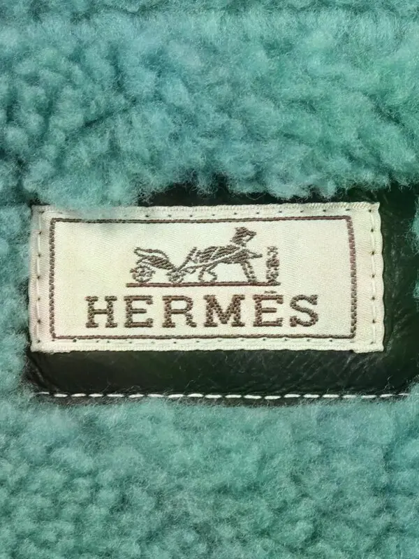 Hermès Mouton Zip-up Jacket