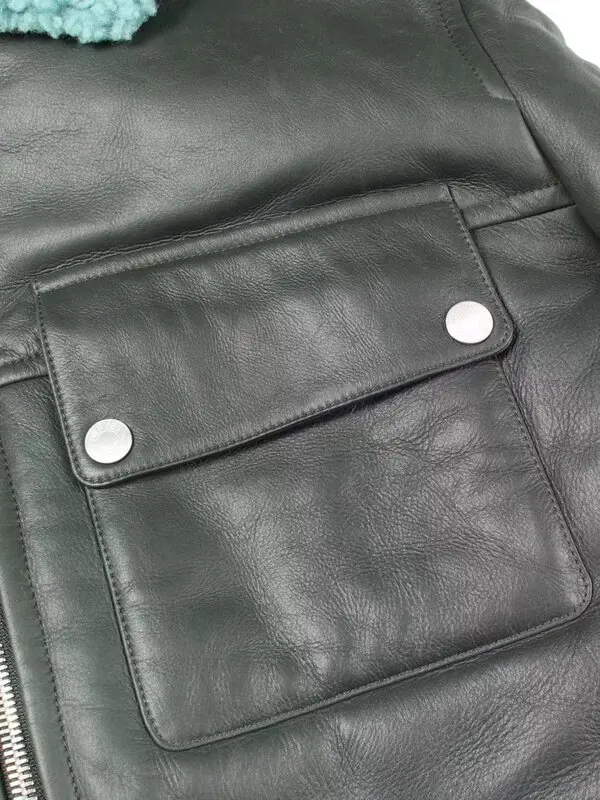 Hermès Mouton Zip-up Jacket