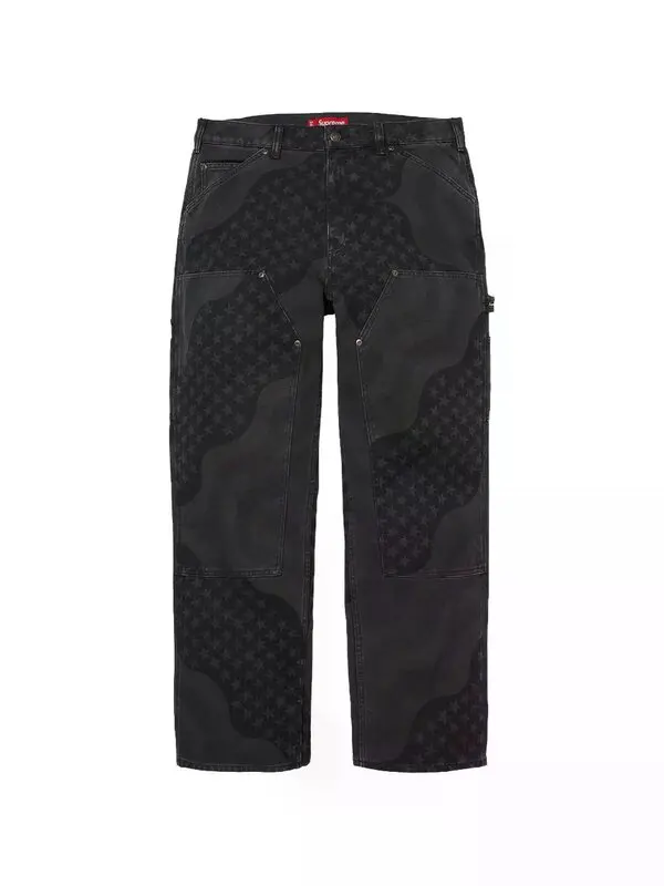 Supreme Flag Double Knee Jeans