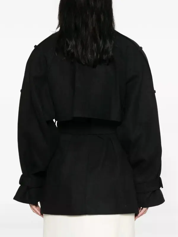 GESTUZ Double-breasted Belted Coat