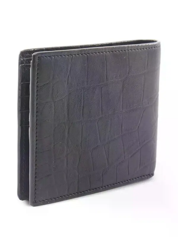 Saint Laurent 2020s Crocodile-effect Wallet