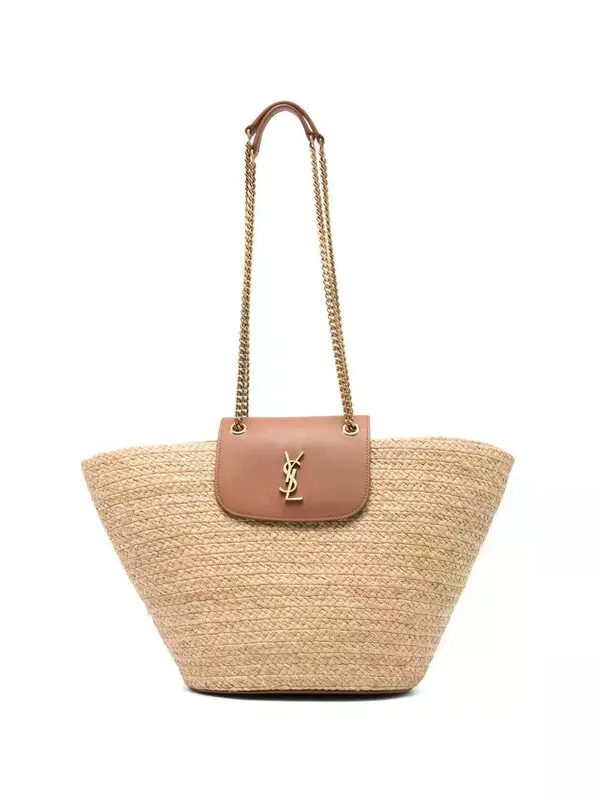 Saint Laurent Raffia Shoulder Bag