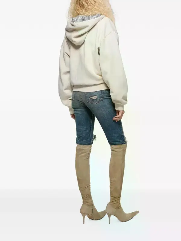Acne Studios Fleece Hoodie With Logo