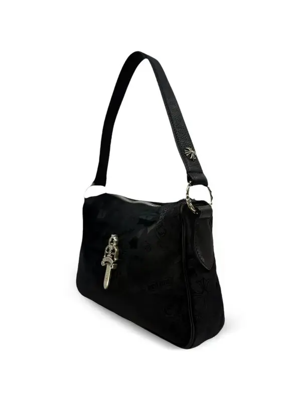 Chrome Hearts Stencil-print Dagger Pendant Tote Bag