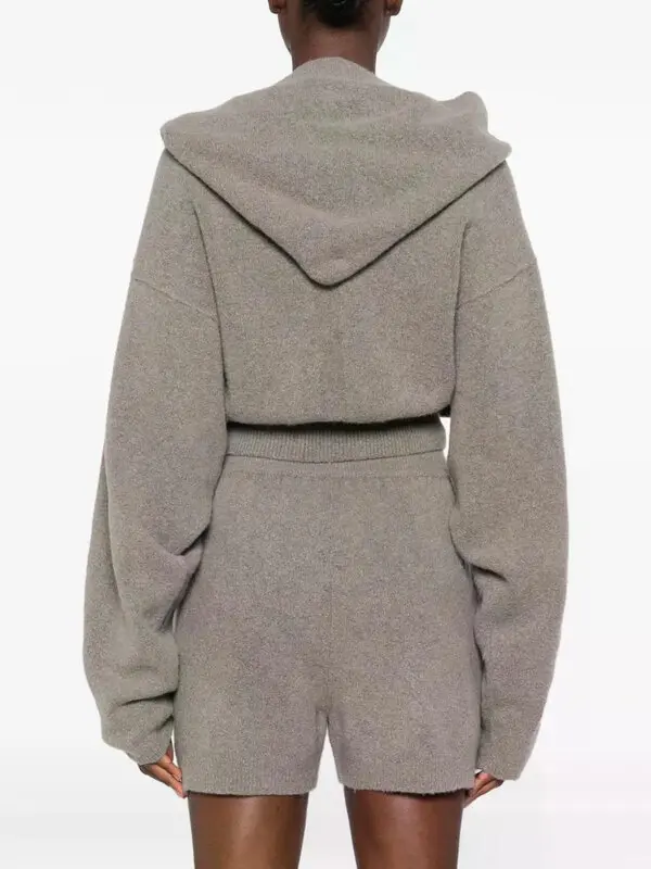 Rick Owens Ribbed-hem Hoodie