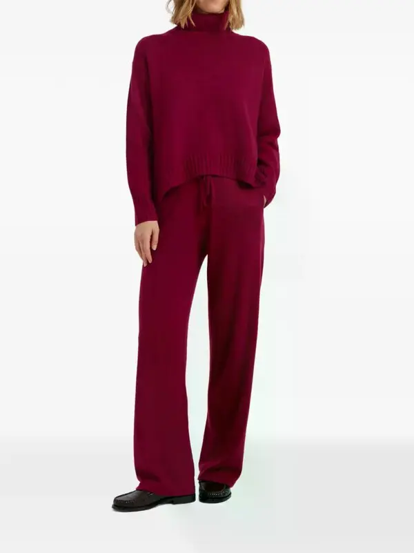 Chinti & Parker Ribbed-knit Roll-neck Sweater - Red