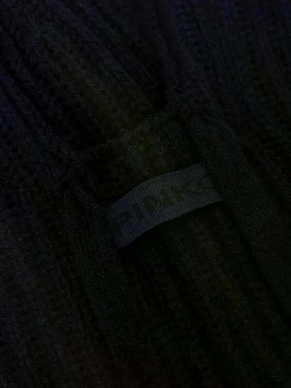 Pinko Ribbed Knit Balaclava