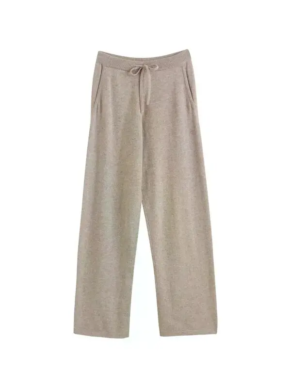Chinti & Parker Drawstring Wide-leg Trousers - Neutrals
