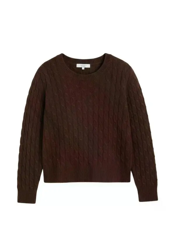 Chinti & Parker Cable-knit Cashmere Sweater - Brown