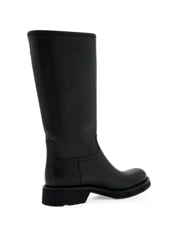 Gucci Biker Boots With Web