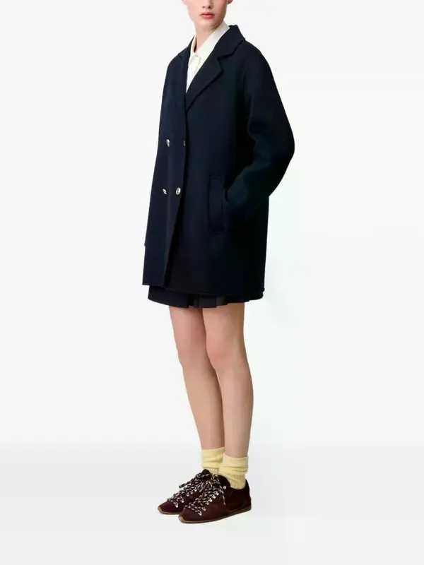 Claudie Pierlot Tailored Collar Wool Coat