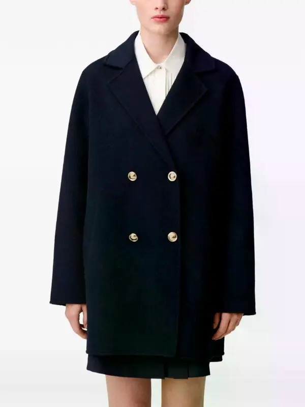 Claudie Pierlot Tailored Collar Wool Coat