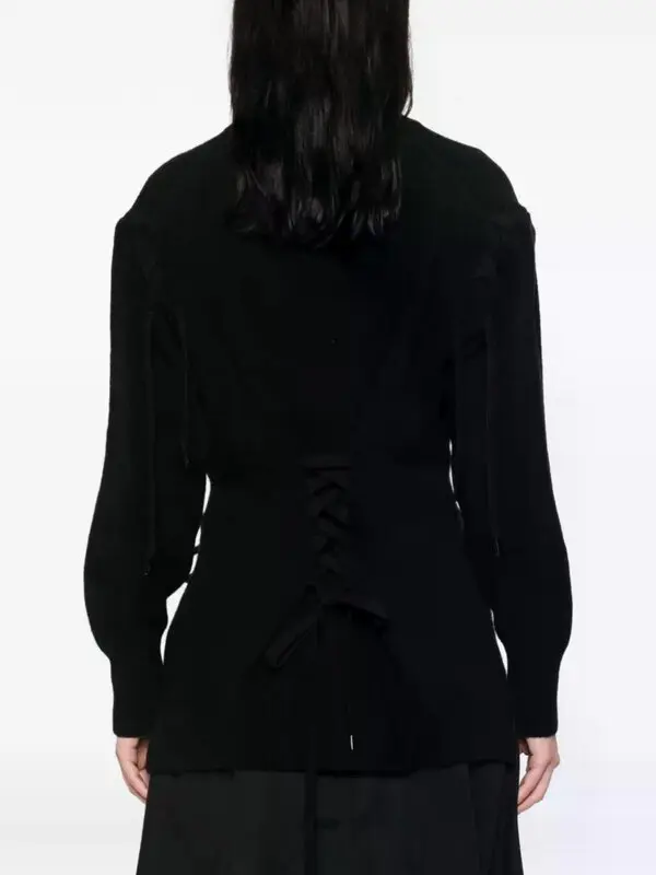 Simone Rocha Lace-up Cardigan