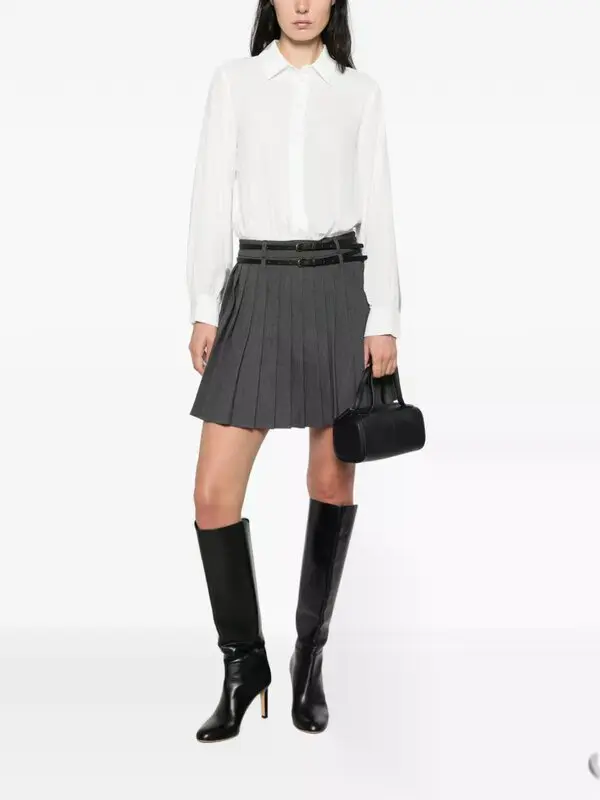 Liu Jo Belted Pleated Midi Dresse