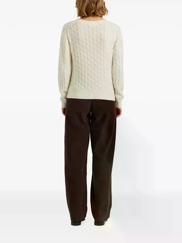 Chinti & Parker Cable-knit Cashmere Sweater