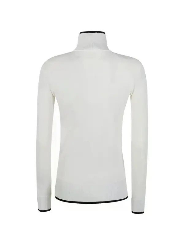 TOTEME Fitted Ribbed Top Off-white