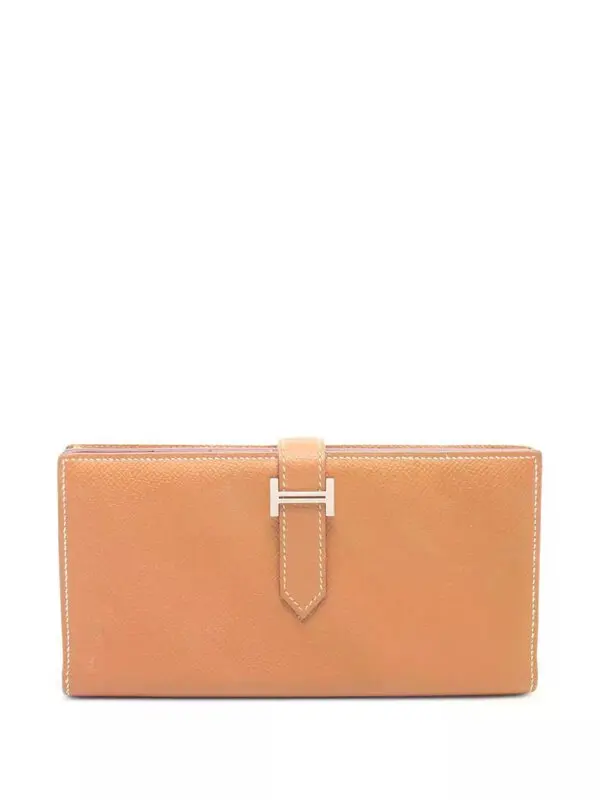 Hermès 2015 Bearn Soufflé Bi-fold Wallet - Brown