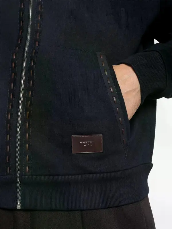 Fendi Selleria Zip-up Hoodie