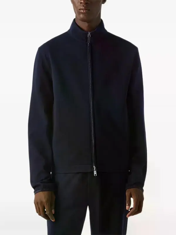 Zegna Zip-up High-neck Sweater