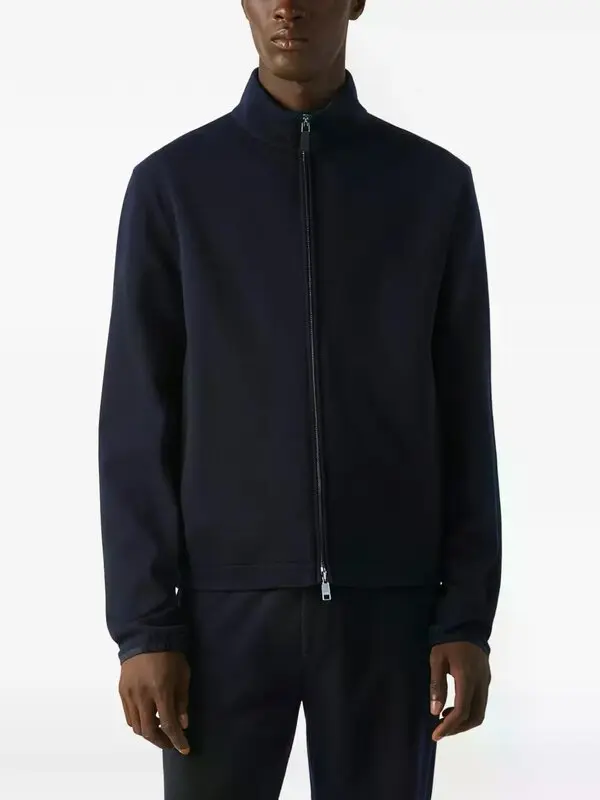 Zegna Zip-up High-neck Sweater