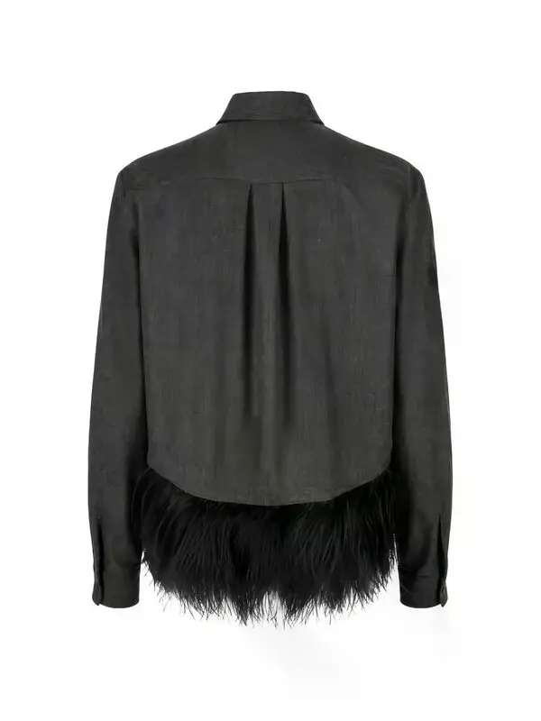 Fabiana Filippi Feather-trimmed Shirt