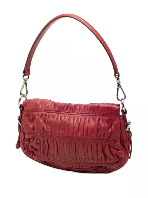 Prada 2013-2026 Mini Nappa Gaufre Bow Shoulder Bag