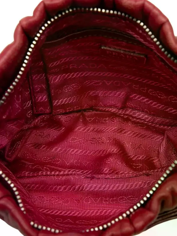 Prada 2013-2026 Mini Nappa Gaufre Bow Shoulder Bag