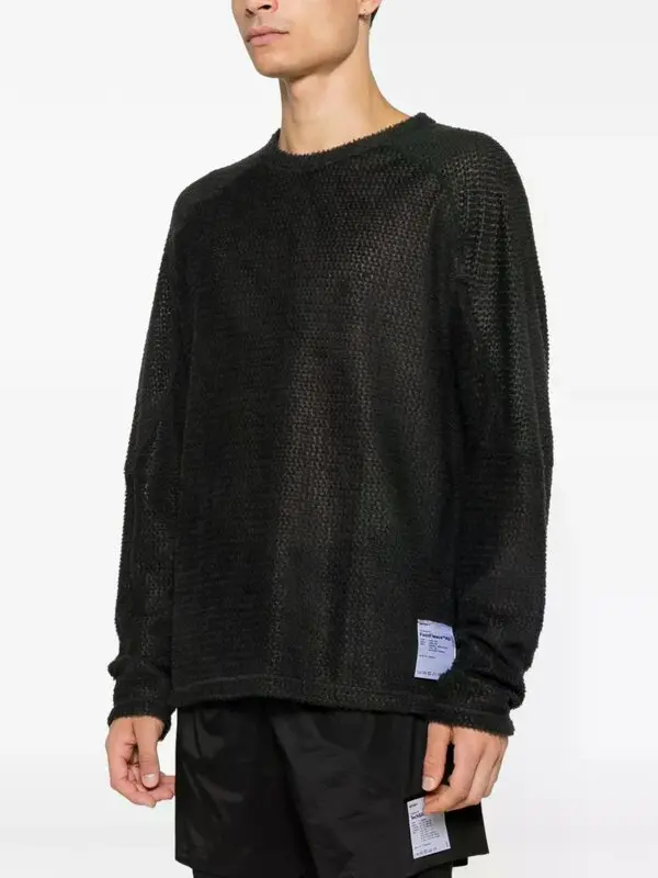 Satisfy Raglan Sleeve Waffle Knit Sweater