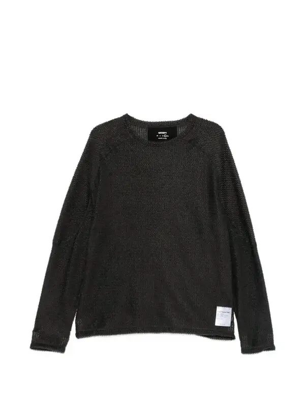 Satisfy Raglan Sleeve Waffle Knit Sweater