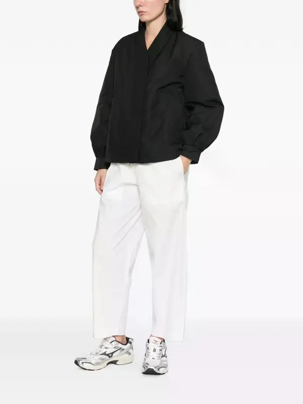MACRON Balloon Sleeve V-neck Jacket