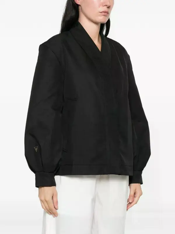 MACRON Balloon Sleeve V-neck Jacket