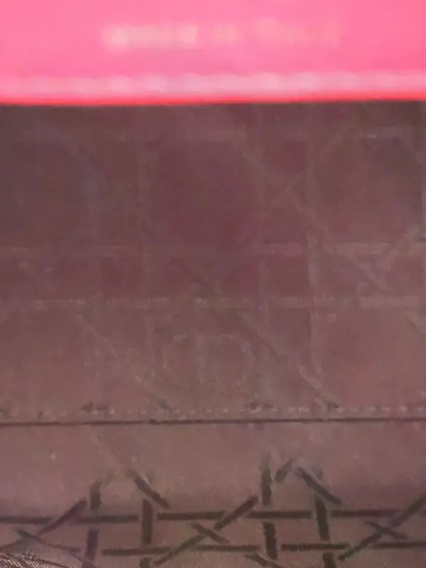 Dior 2012 Medium Lambskin Cannage Lady Satchel