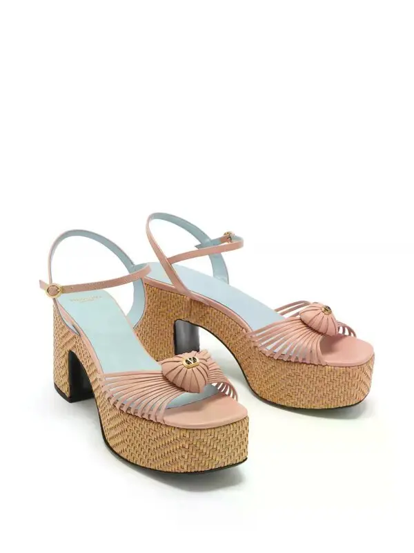 Valentino Garavani Logo-plaque Platform Espadrilles