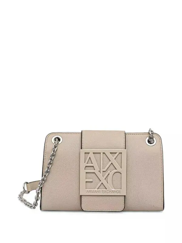 Armani Exchange Logo Plaque Chain Strap Mini Bag
