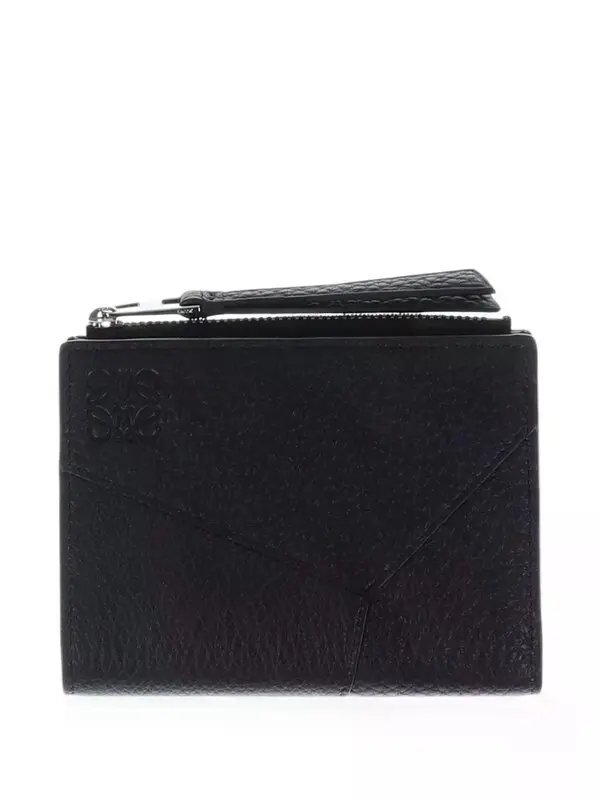 Loewe Puzzle Leather Wallet - Black