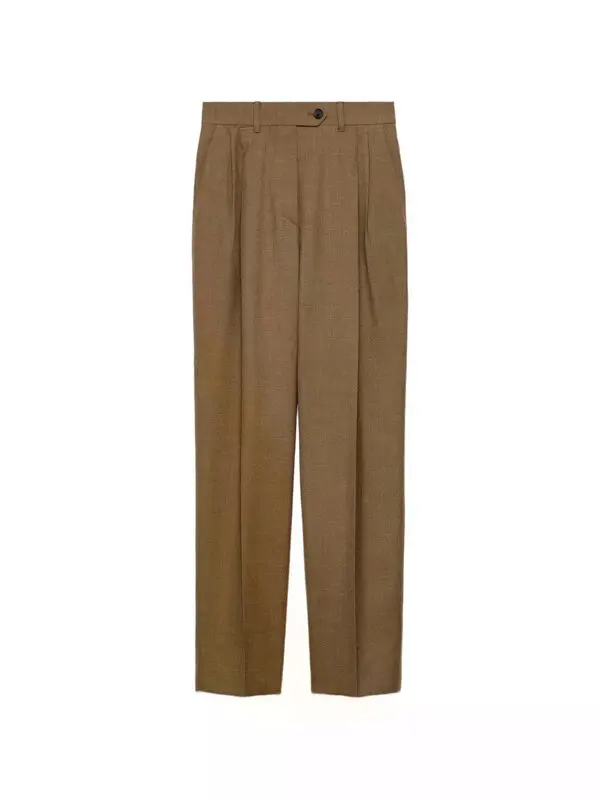 Prada Wool Pleated Trousers