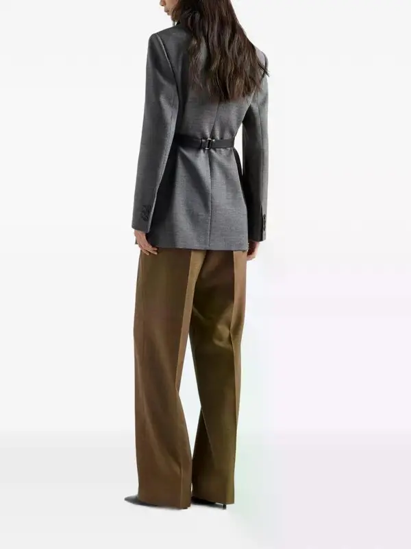 Prada Wool Pleated Trousers