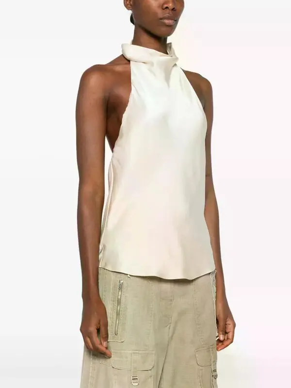 ANINE BING Eliana Halterneck Top