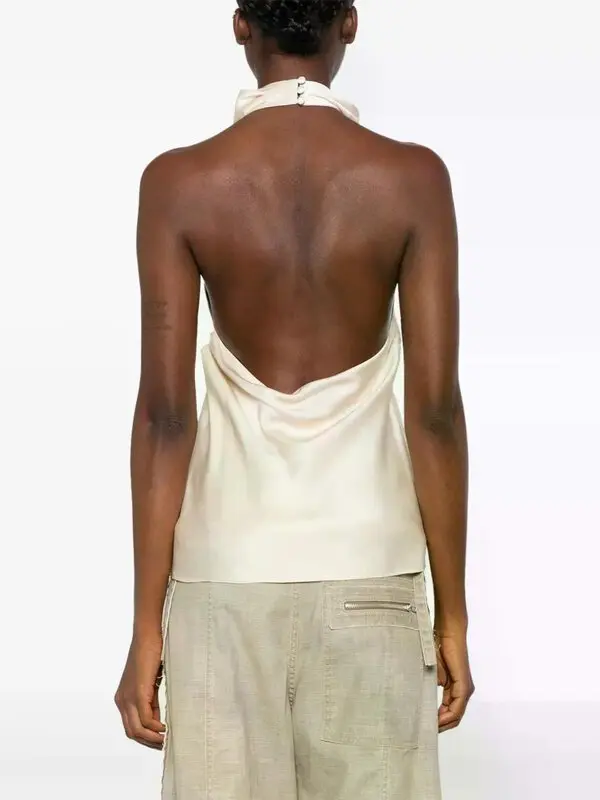 ANINE BING Eliana Halterneck Top