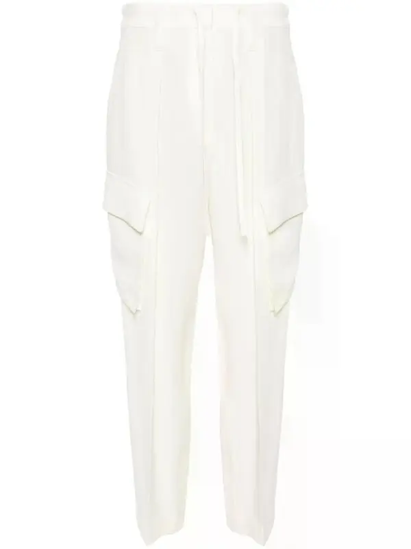 Brunello Cucinelli Monili-detail Trousers - Neutrals