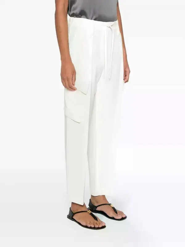 Brunello Cucinelli Monili Detail Twill Weave Trousers