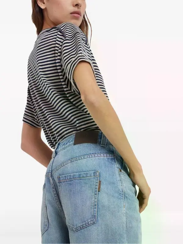 Brunello Cucinelli Tapered Jeans With Monili Chain Detail