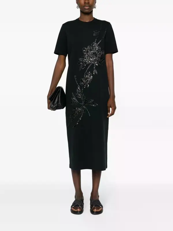 Brunello Cucinelli Sequin Embellished Midi Dress