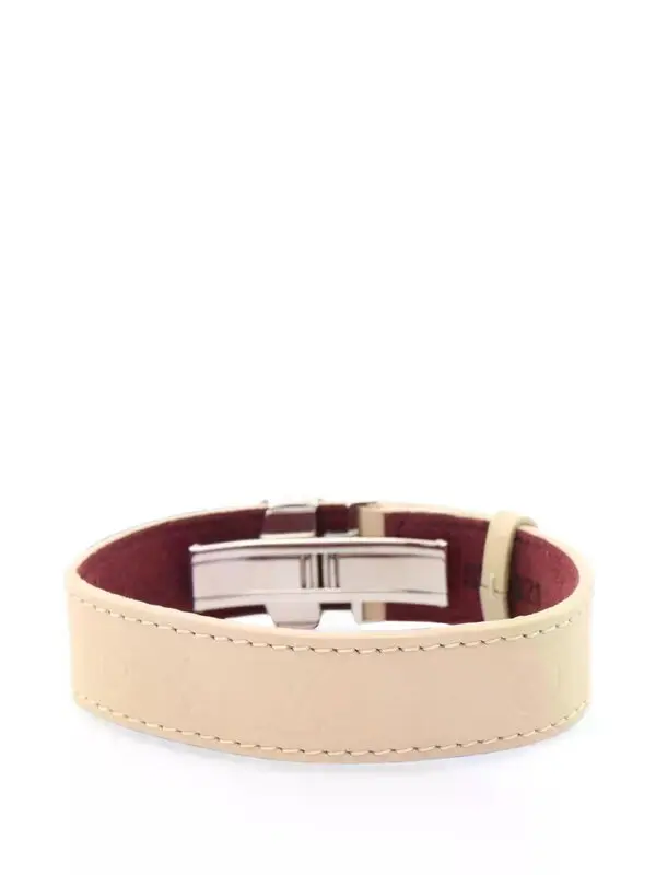 LOUIS VUITTON 2001 Good Luck Leather Bracelet