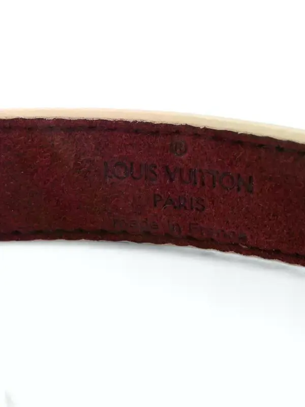 LOUIS VUITTON 2001 Good Luck Leather Bracelet